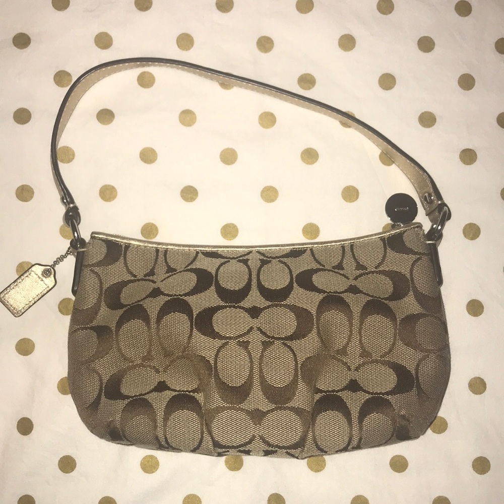 Coach - Monogram Shoulder Bag - Gem